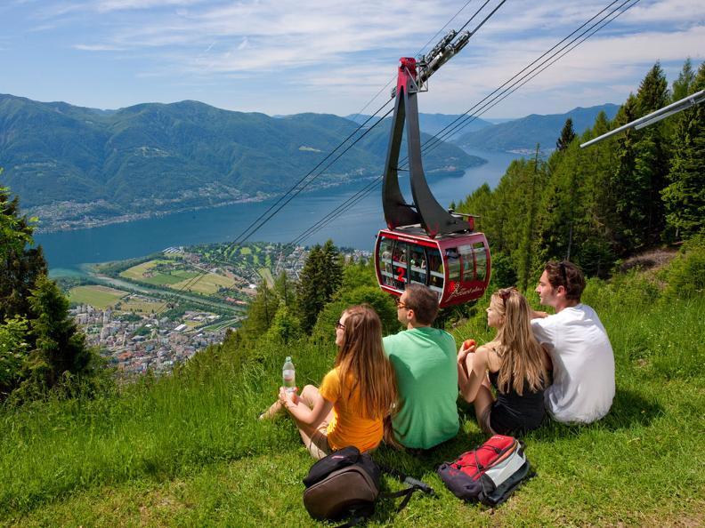 Seilbahn und Sessellift Orselina - Cardada - Cimetta | Ascona-Locarno